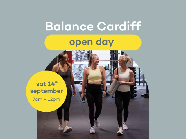 balance cardiff open day - saturday 14th september – Balance Collective